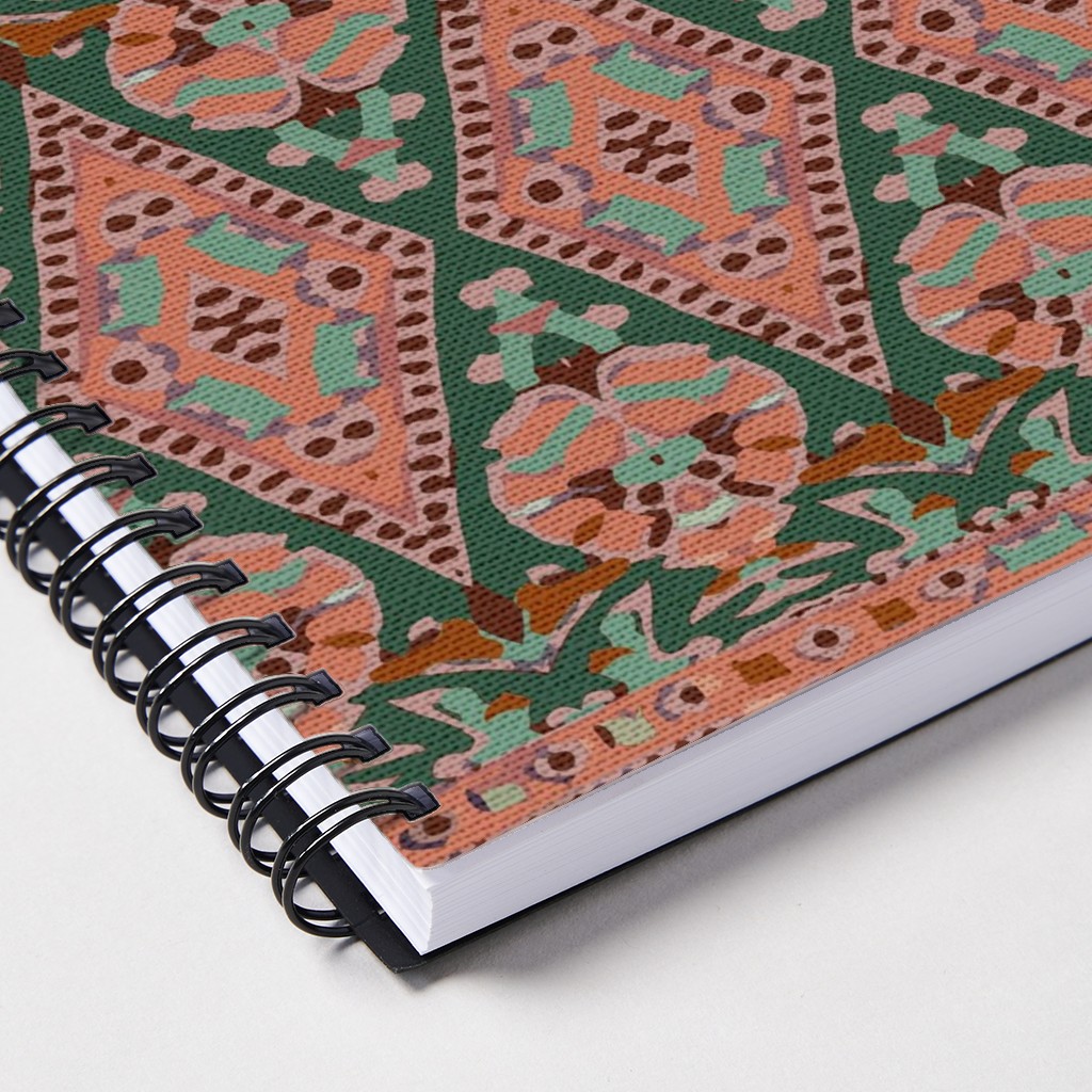 Enchanted Flori - Pink and Green Notebook | Shutterfly