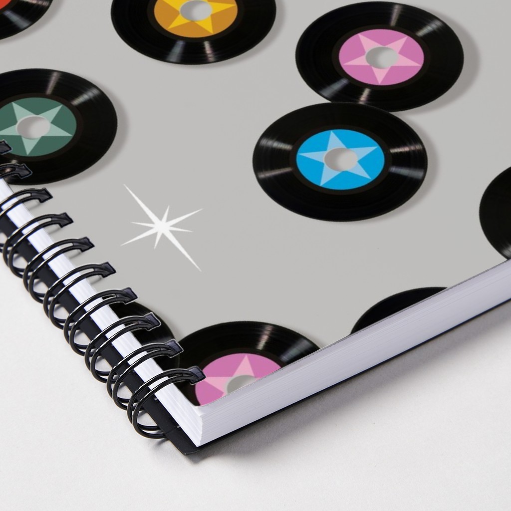 Pop Star Vintage Vinyl Records Notebook | Shutterfly