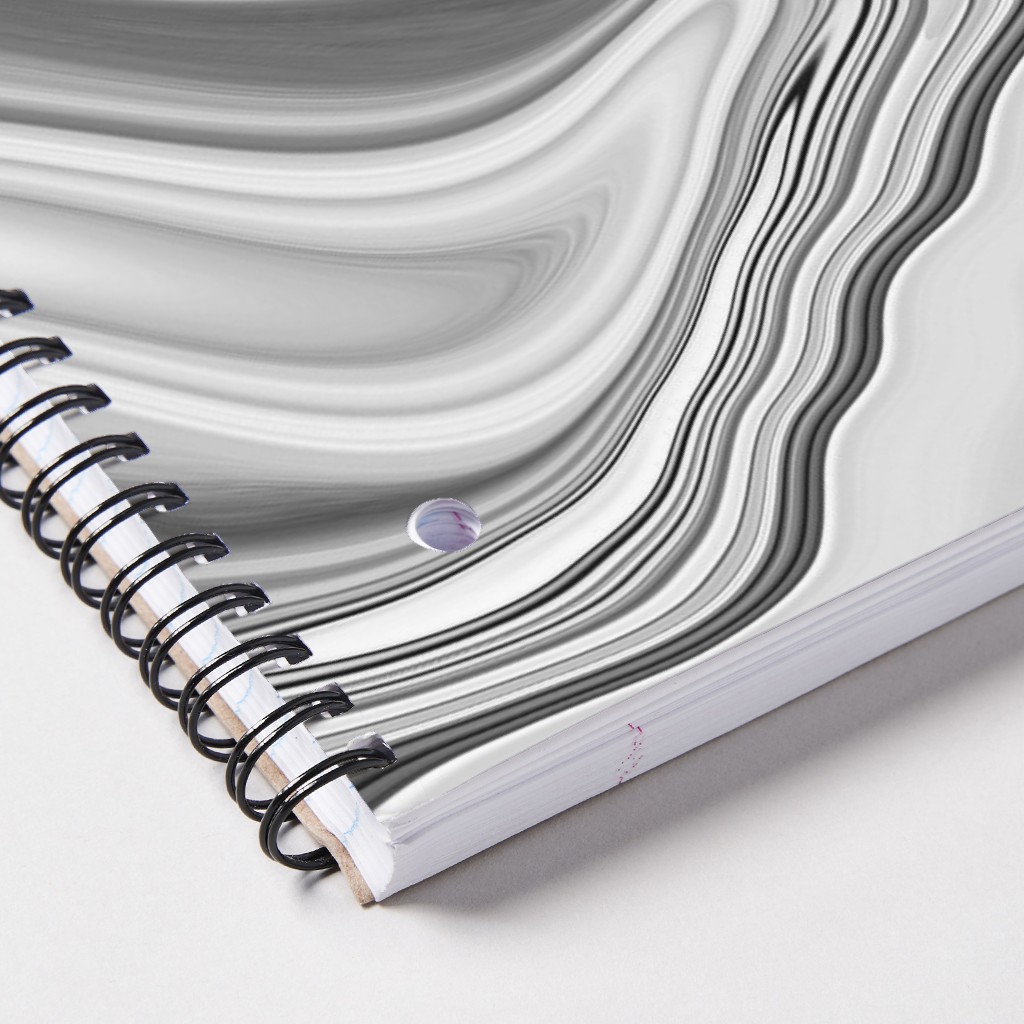 Love Spell Marble - Black and White Notebook | Shutterfly