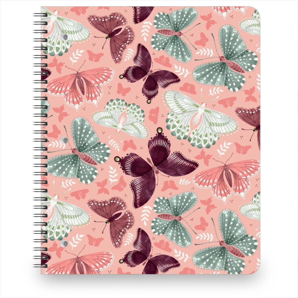 Romantic Butterflies - Pink Notebook | Shutterfly