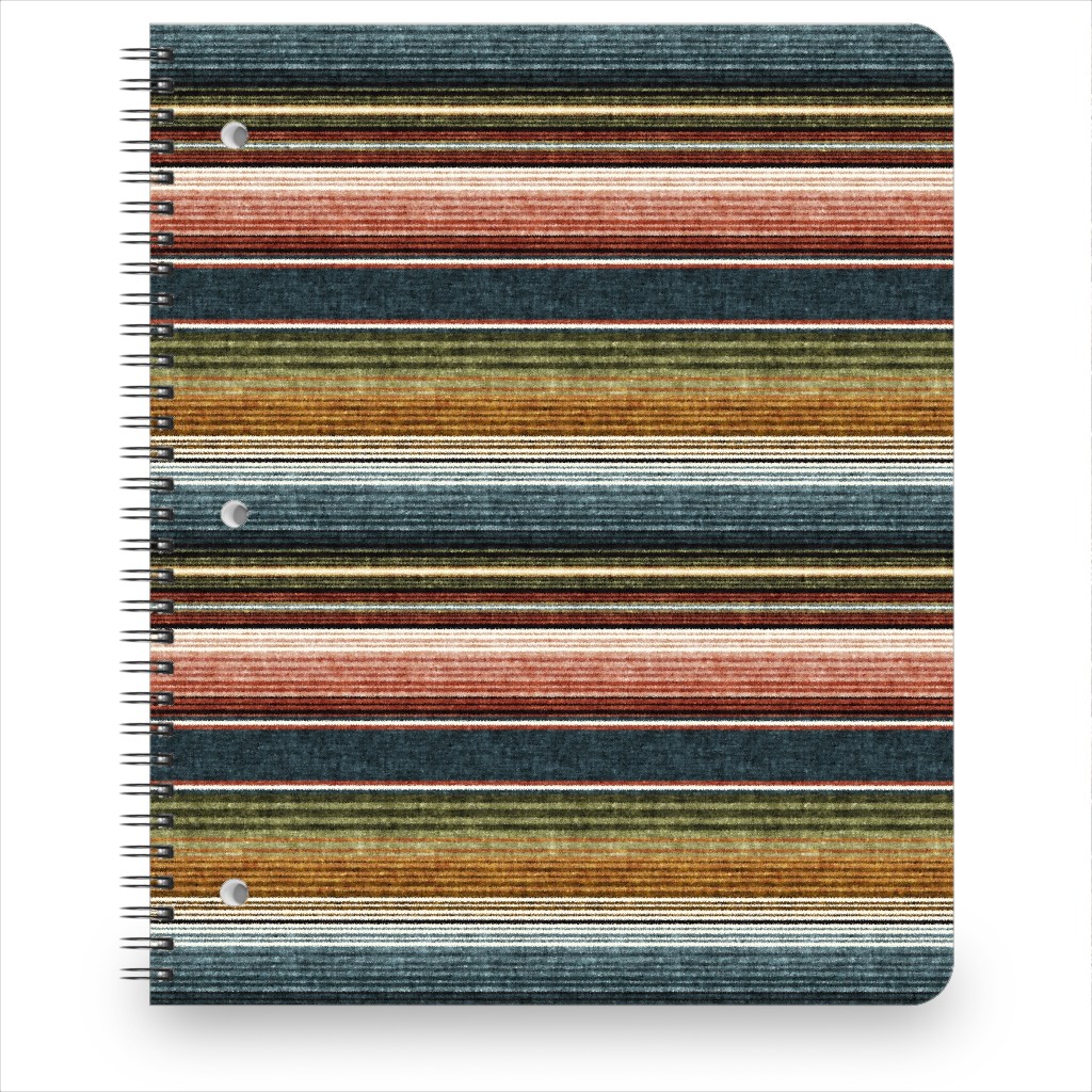 Serape Southwest Stripes - Multi Earthy Notebook | Shutterfly