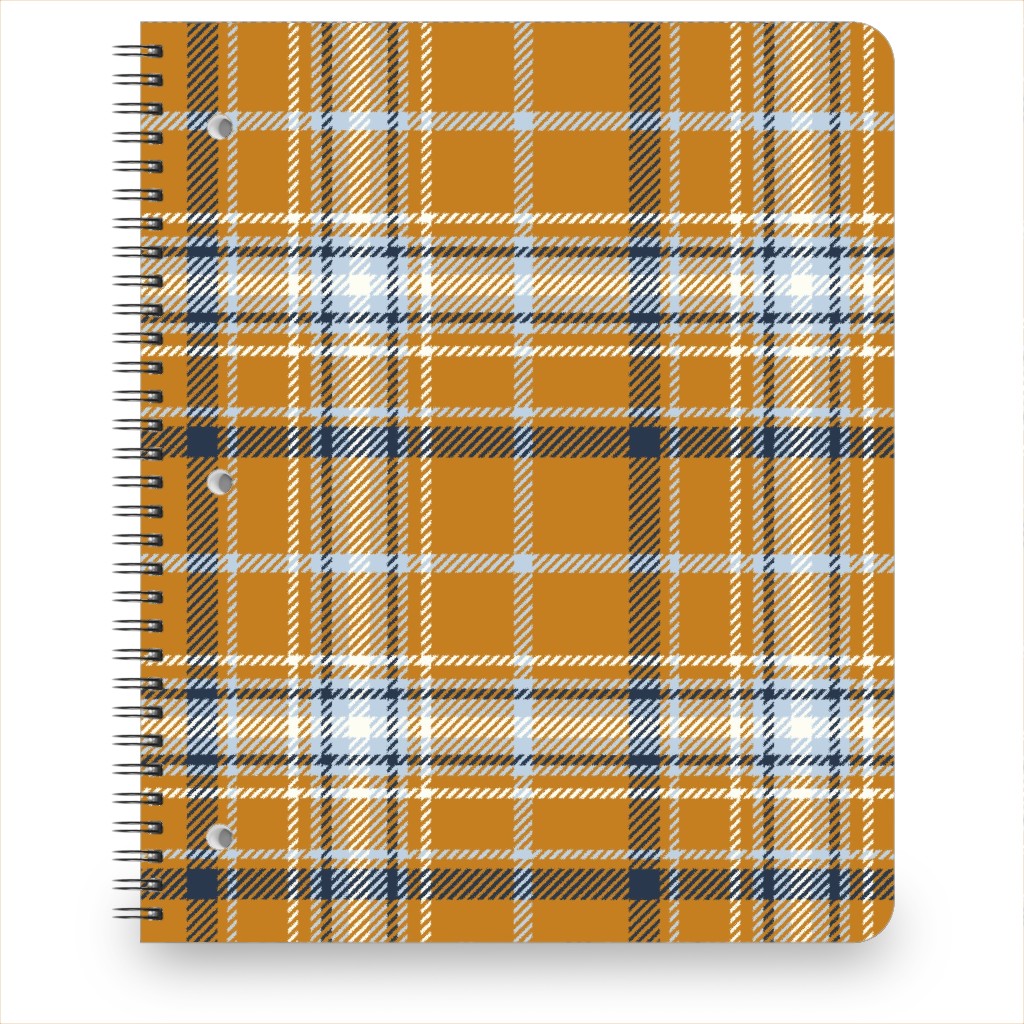 Desert Sun Plaid - Orange Notebook | Shutterfly