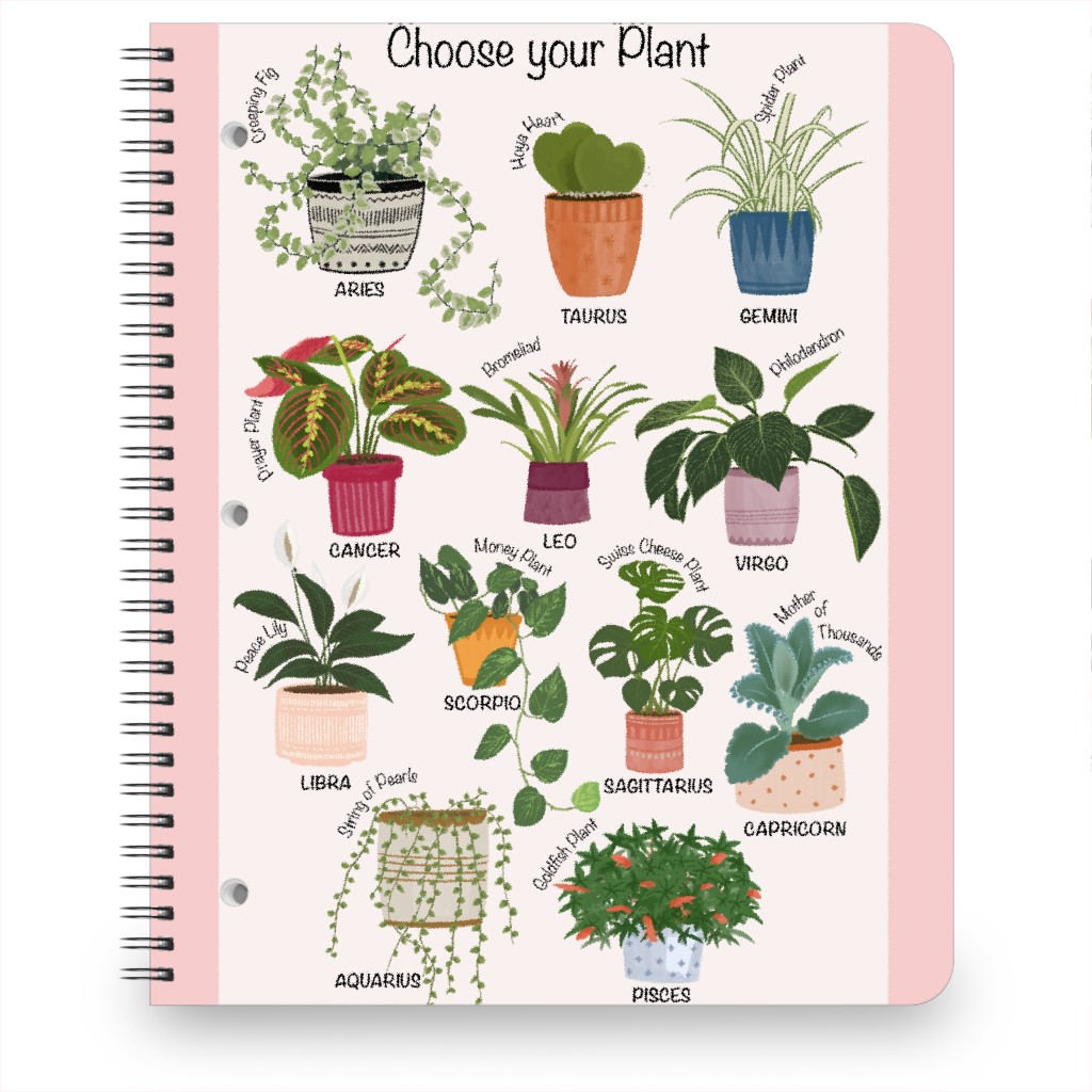 Choose Your Plant Notebook | Shutterfly