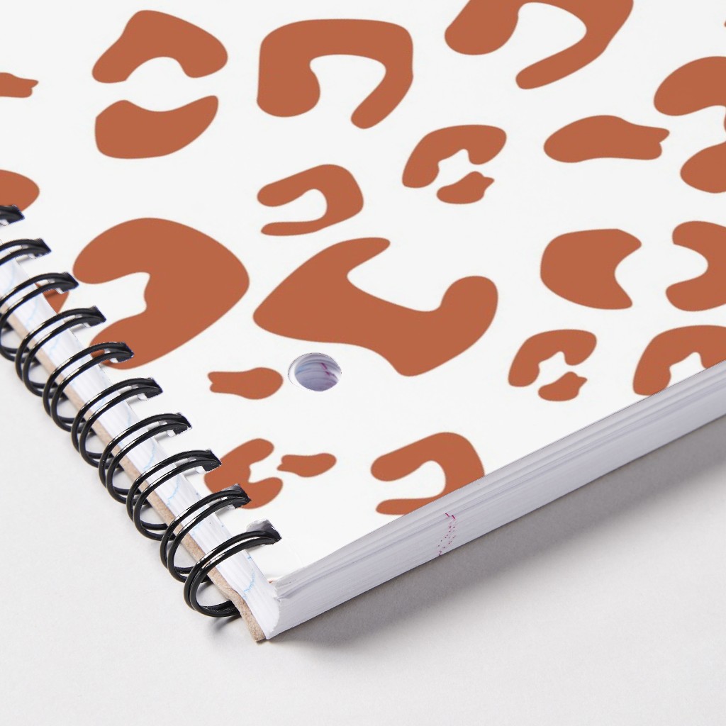 Leopard Print - Terracotta Notebook | Shutterfly