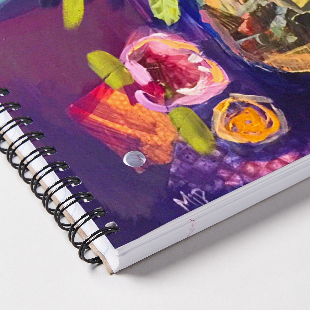 Acrylic Summer Floral Bouquet - Vibrant Notebook | Shutterfly