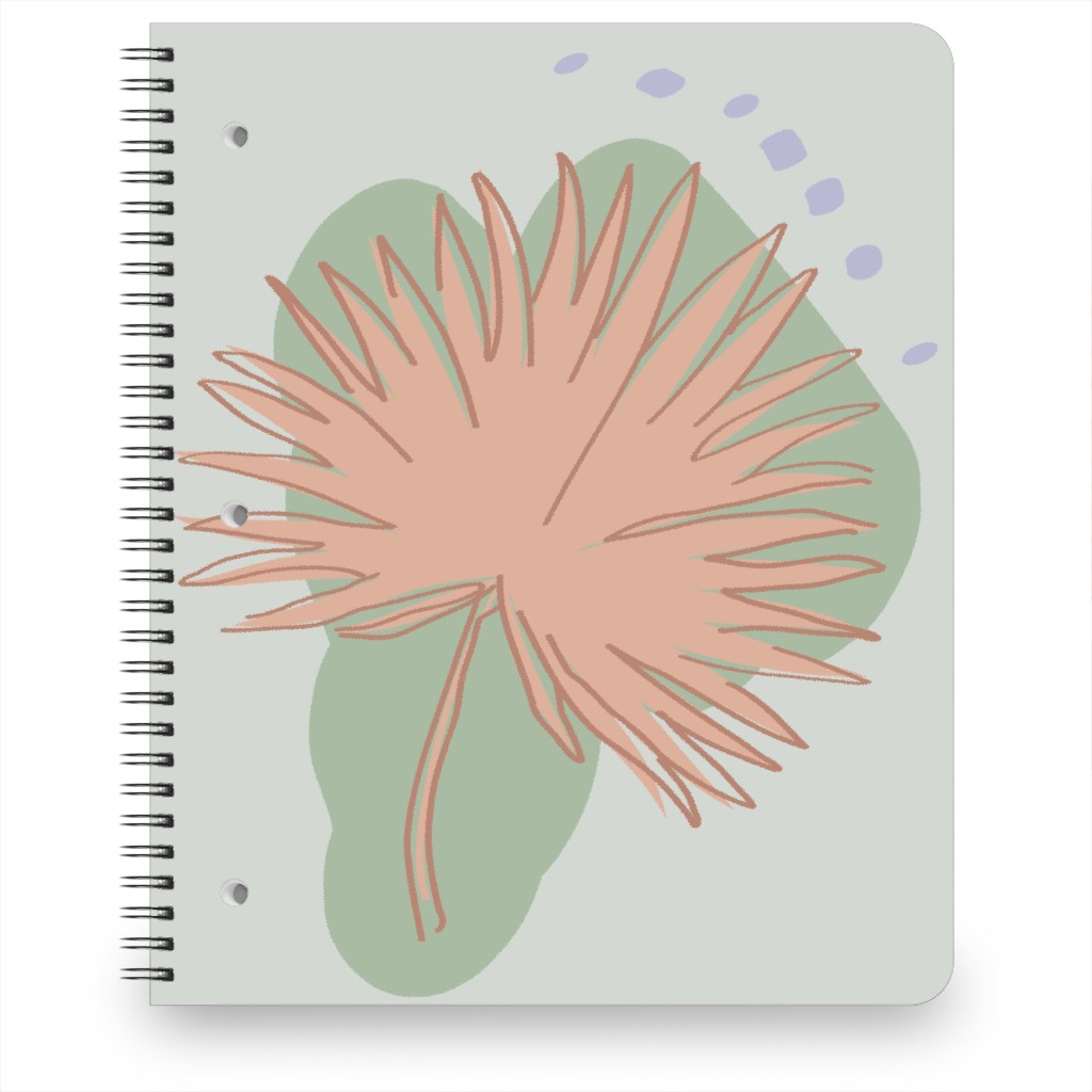 Modern Sabal Palm - Green Notebook | Shutterfly