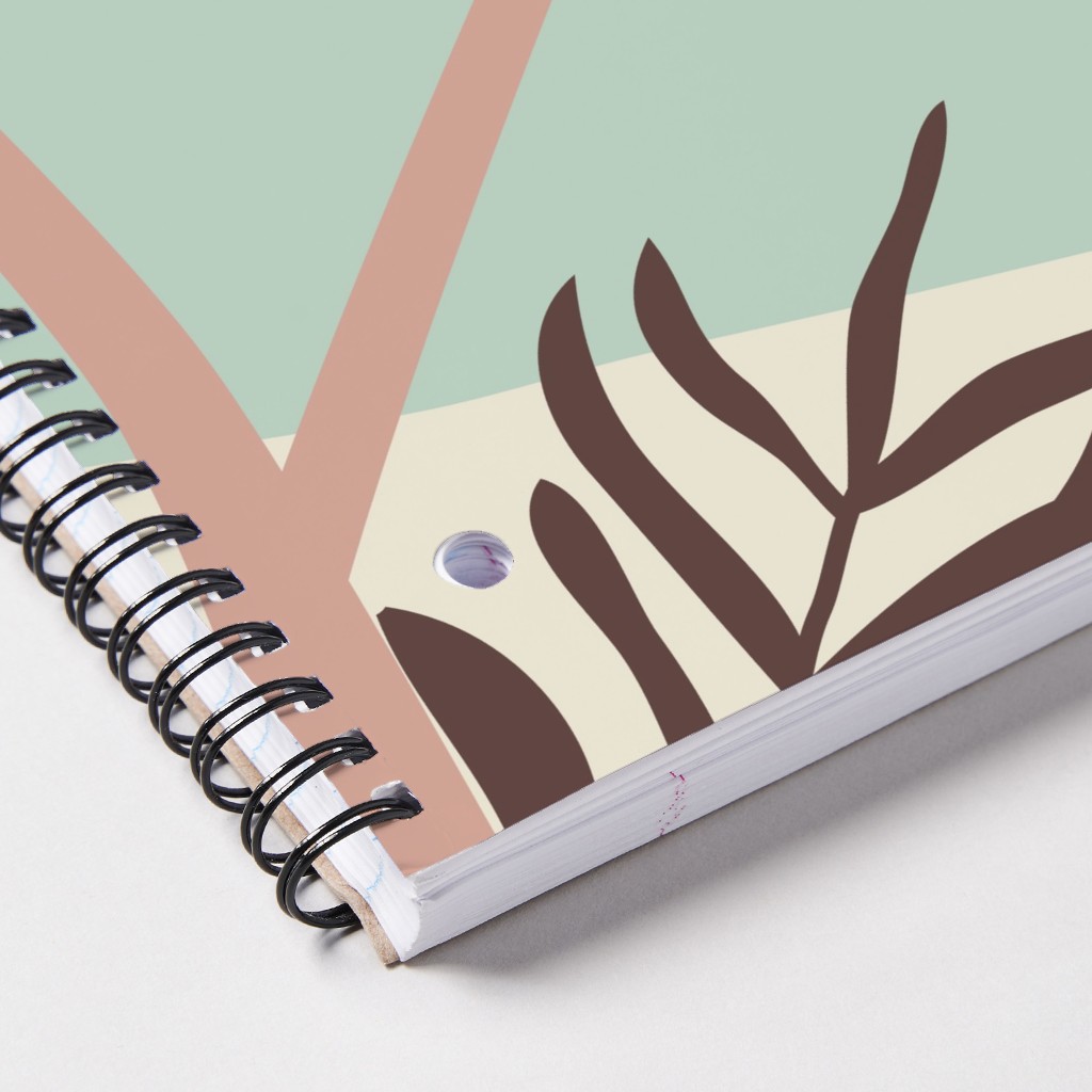 Tropical Beach - Multi Earth Tones Notebook | Shutterfly