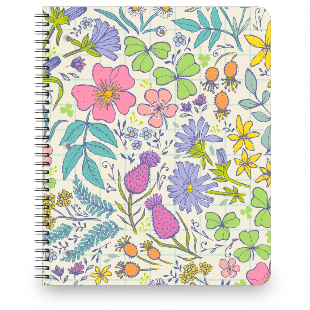 Hand Drawn Flowers - Multi Notebook | Shutterfly