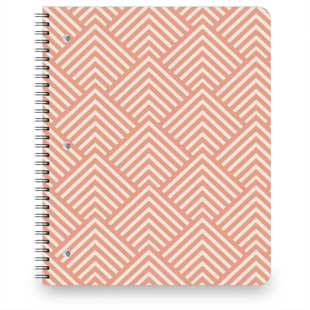 Mod Triangles - Blush Notebook | Shutterfly