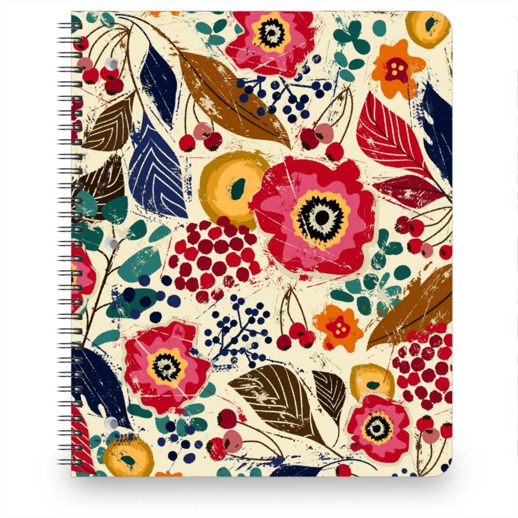 Botanical Block Print Notebook | Shutterfly
