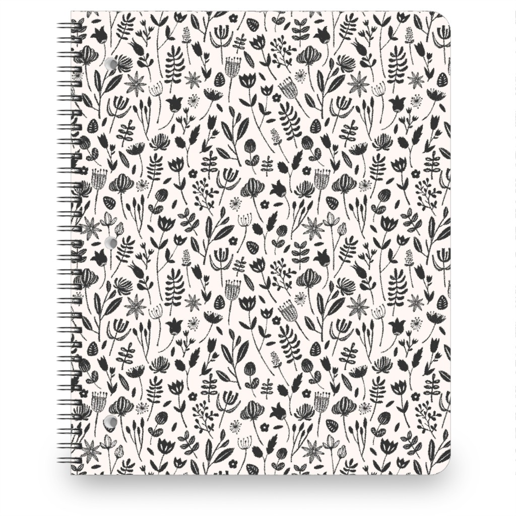 Folk Botanical Print - Neutral Notebook | Shutterfly