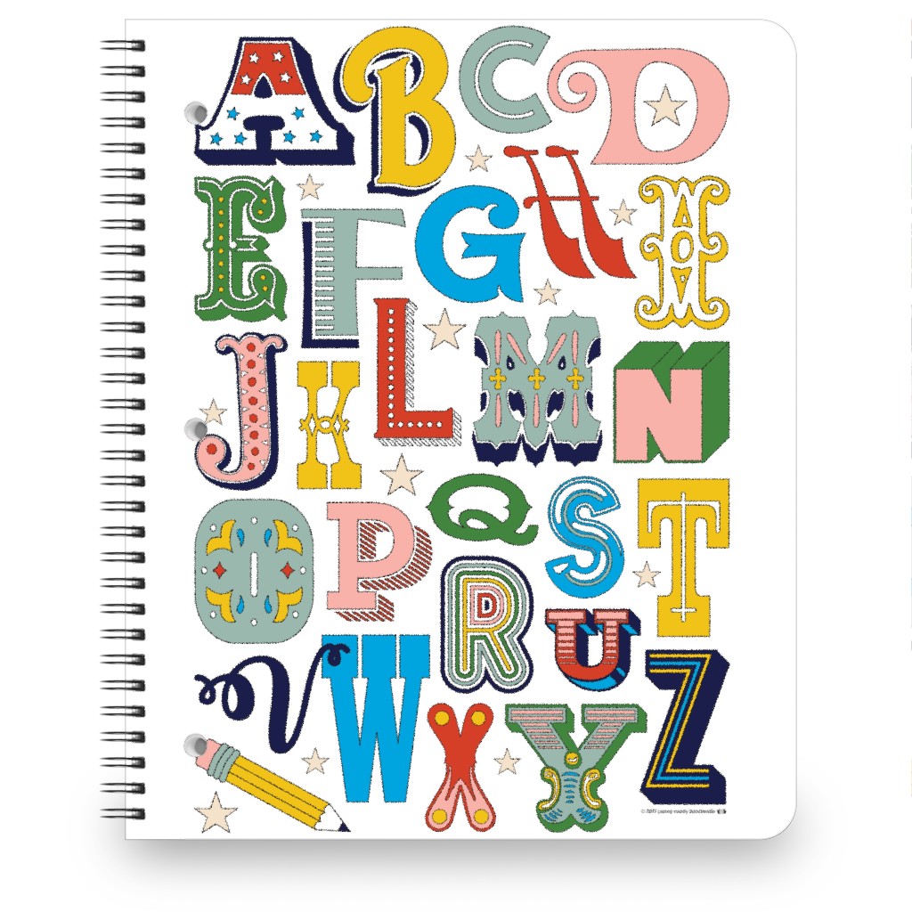 Alphabet Notebooks | Shutterfly
