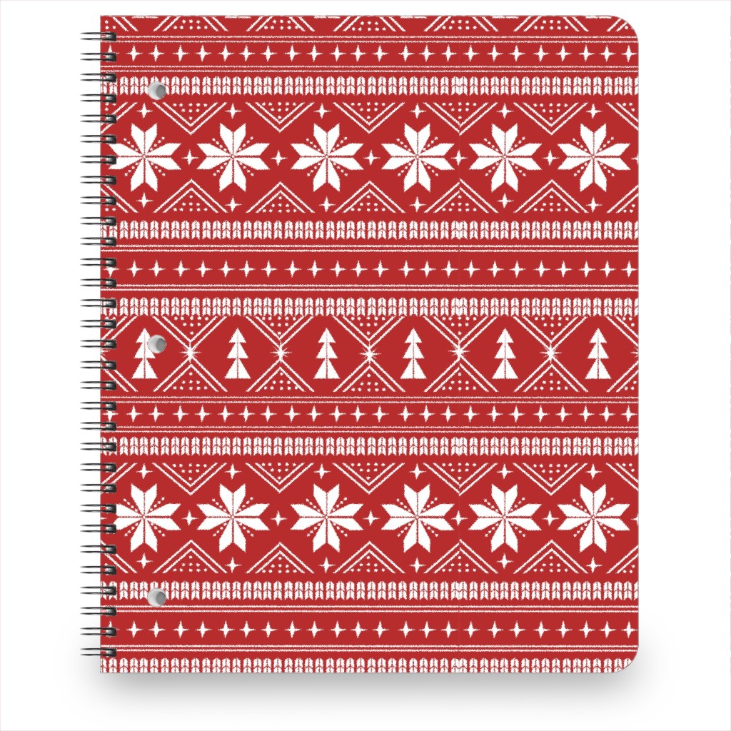 Nordic Sweater - Red Notebook | Shutterfly