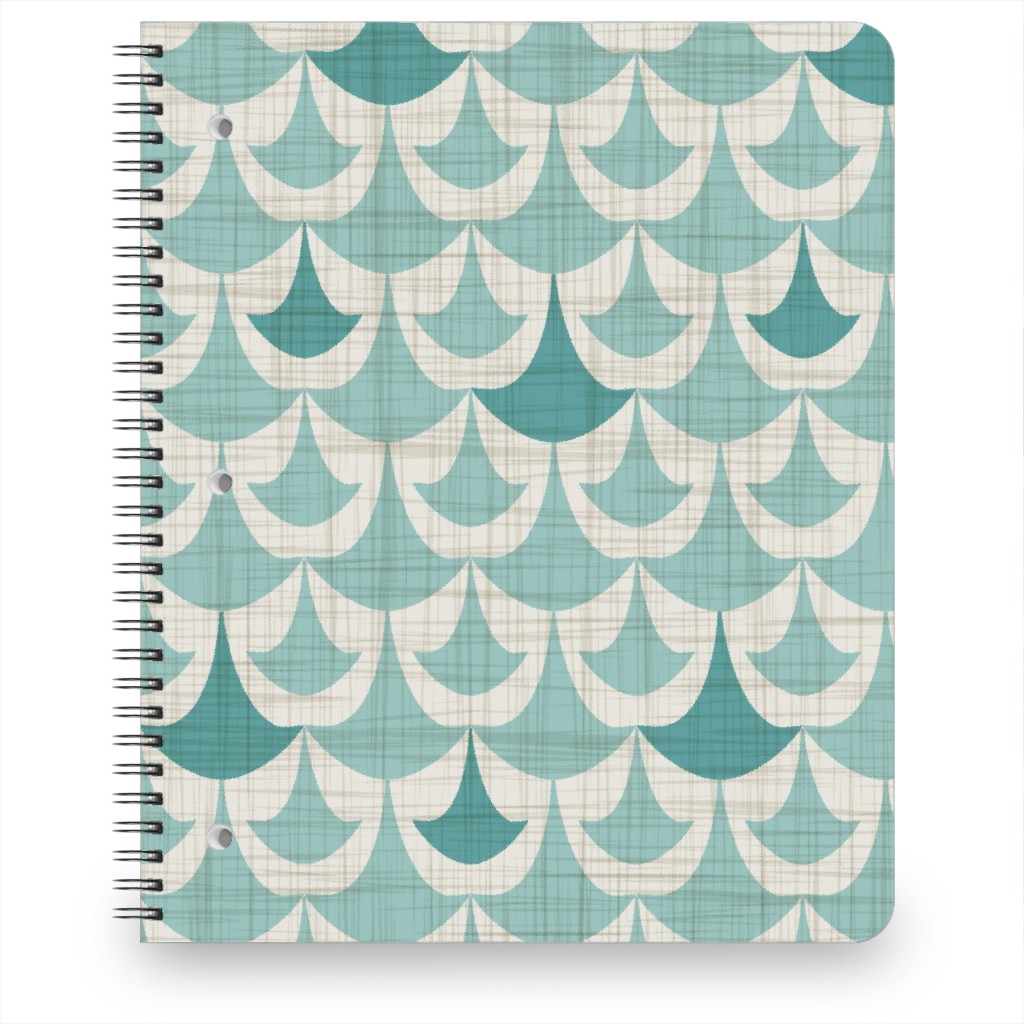 Rhapsody - Beige and Teal Notebook | Shutterfly