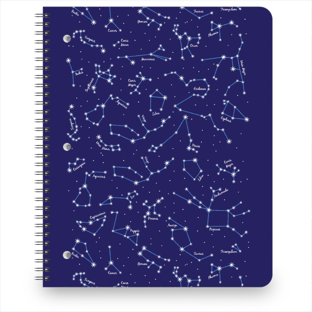 the Night Sky - Blue Notebook | Shutterfly