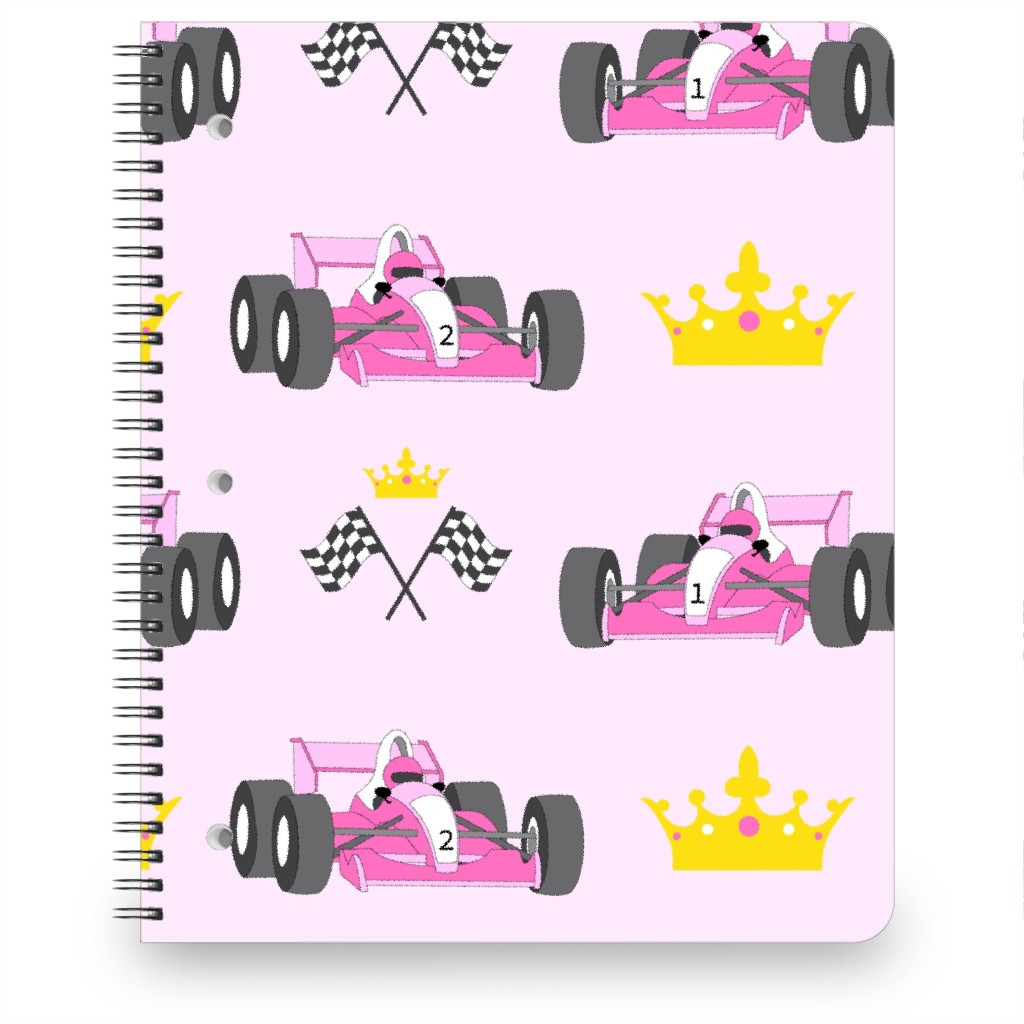 Race Cars - Pink Notebook | Shutterfly