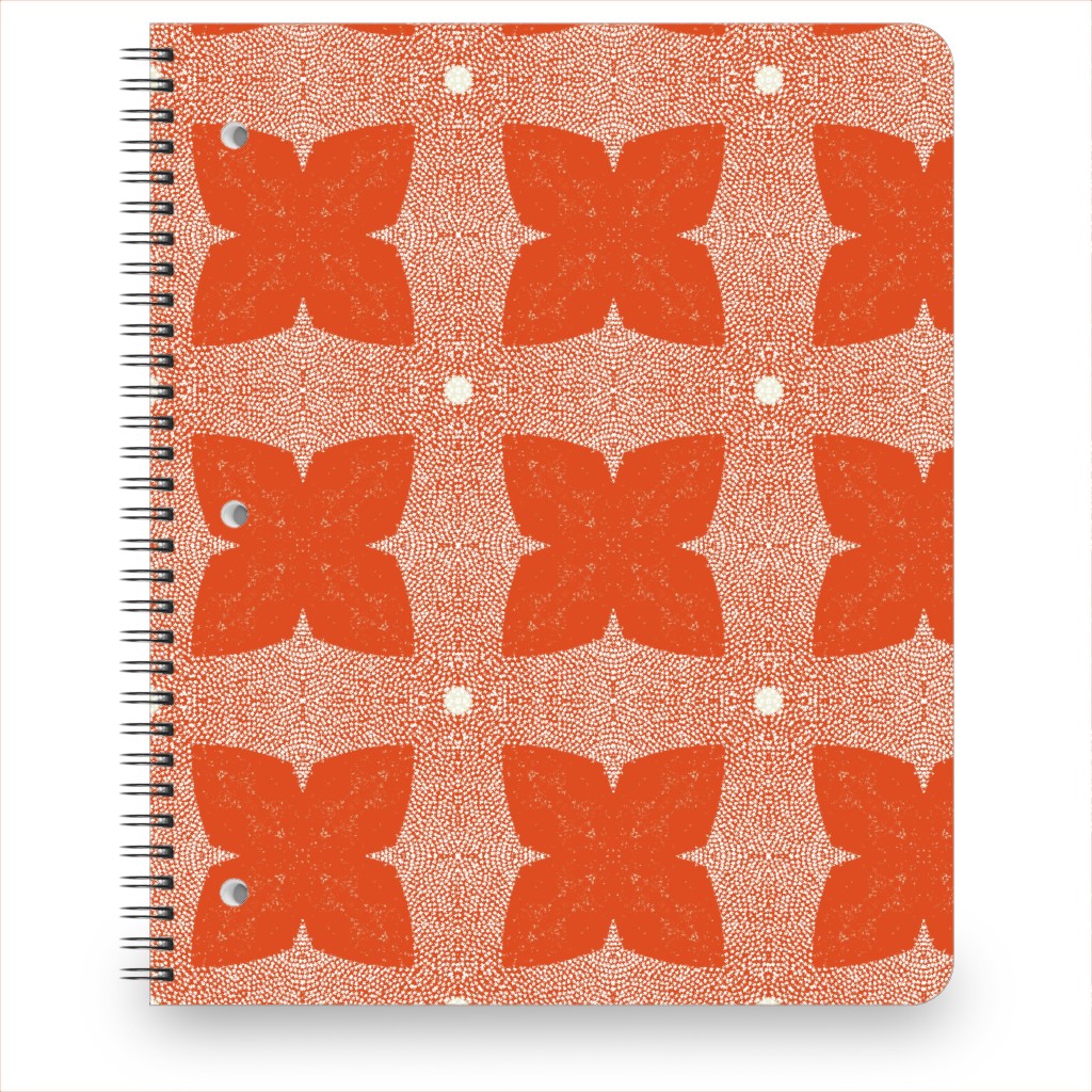 Red Geo Garden - Red Notebook | Shutterfly
