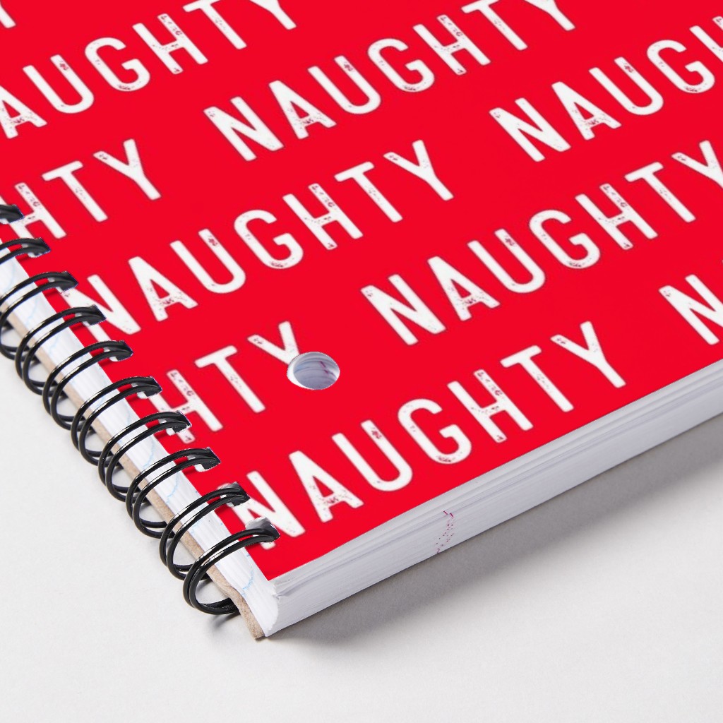 Naughty - Red Notebook | Shutterfly