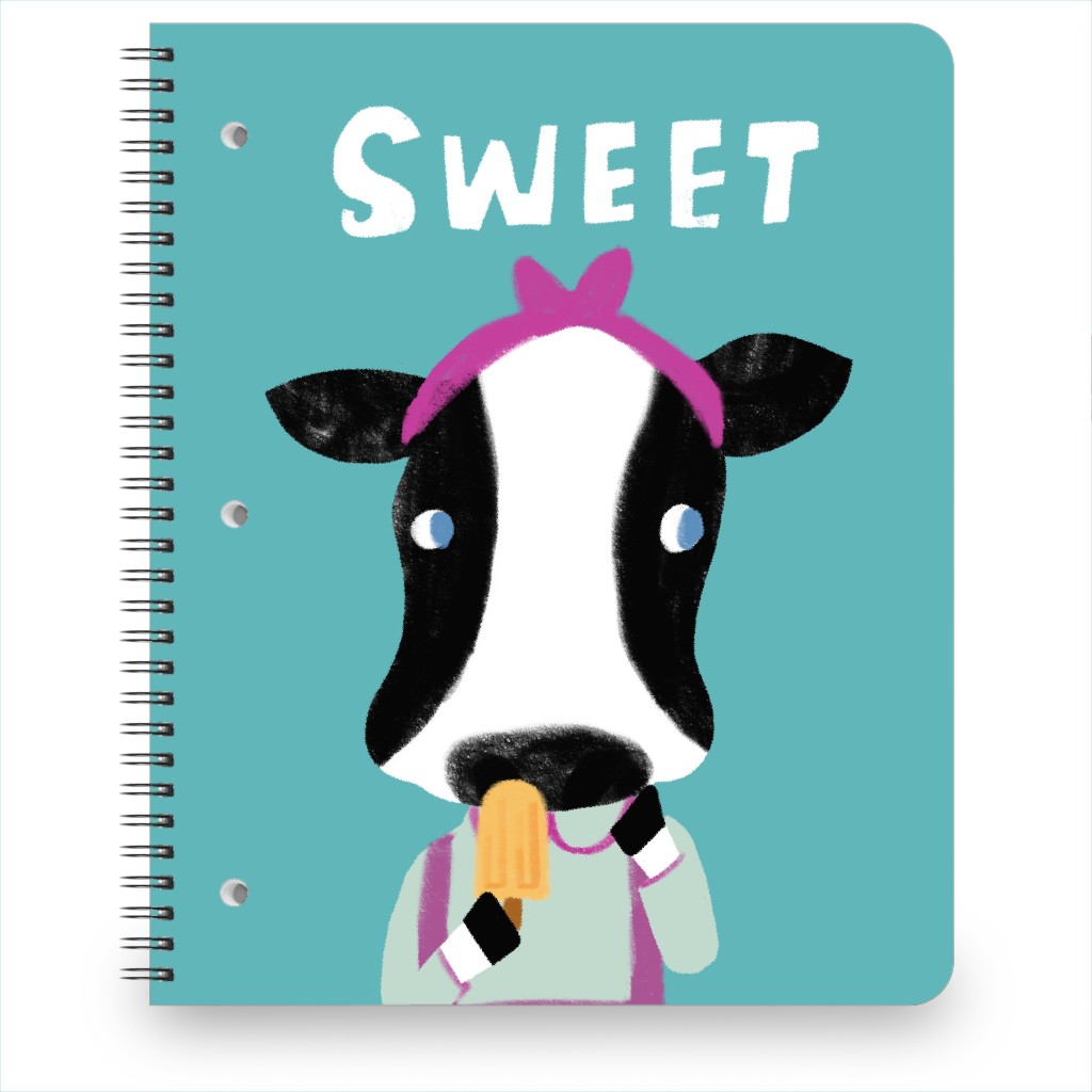 Sweet Cow & Popsicle - Blue Notebook | Shutterfly