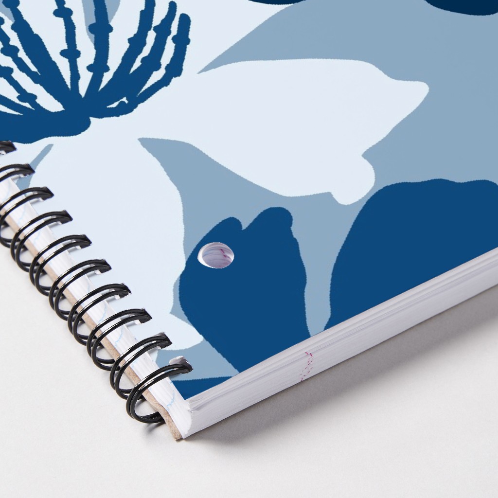 Barely Blue Floral Notebook | Shutterfly
