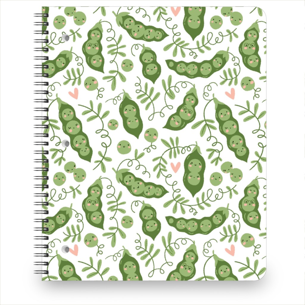 Cute Peas - Green Notebook | Shutterfly
