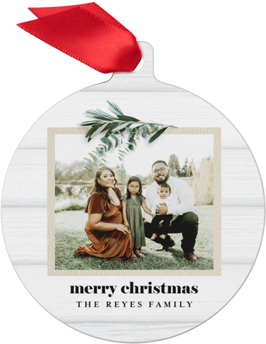 Circle Metal Ornament | Shutterfly