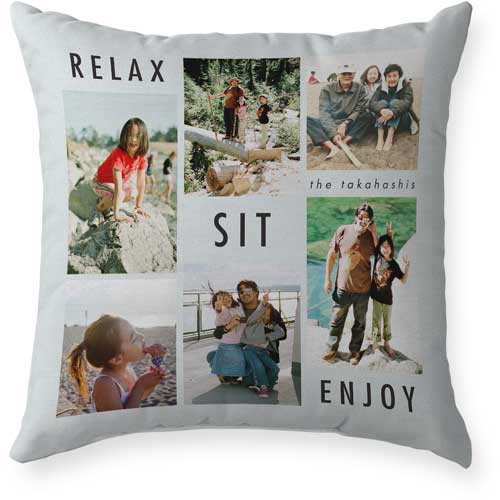 Sentiments Gallery Of Six Outdoor Pillow by Shutterfly | Shutterfly