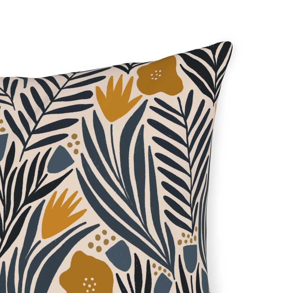 Nadia - Gold & Black Outdoor Pillow | Shutterfly