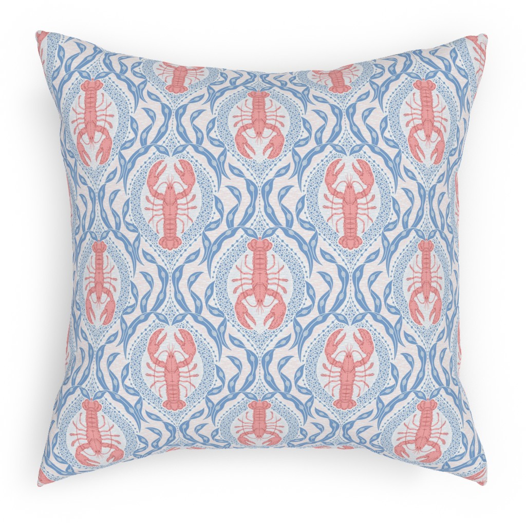 Coral And Blue Pillows | Shutterfly