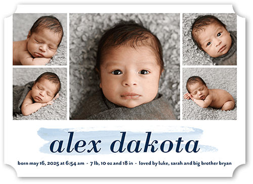 Botanical Monogram 5x7 Photo Card by Shutterfly | Shutterfly