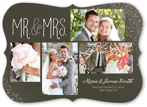 Divine 4x8 Photo Wedding Announcement Cards | Shutterfly