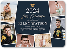 Gleaming Graduate 5x7 Gate Fold Card by Hello Little One | Shutterfly