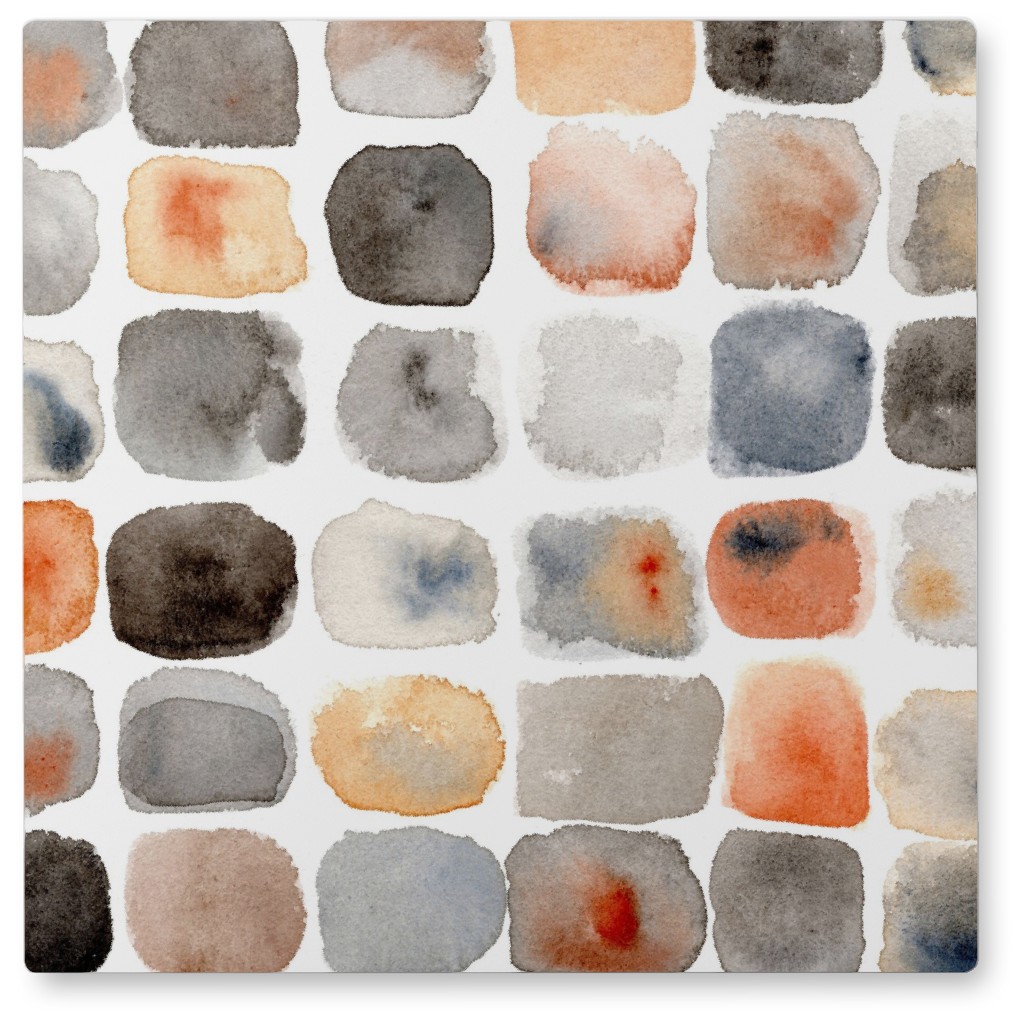 Watercolor Neutral Grid Photo Tile | Shutterfly