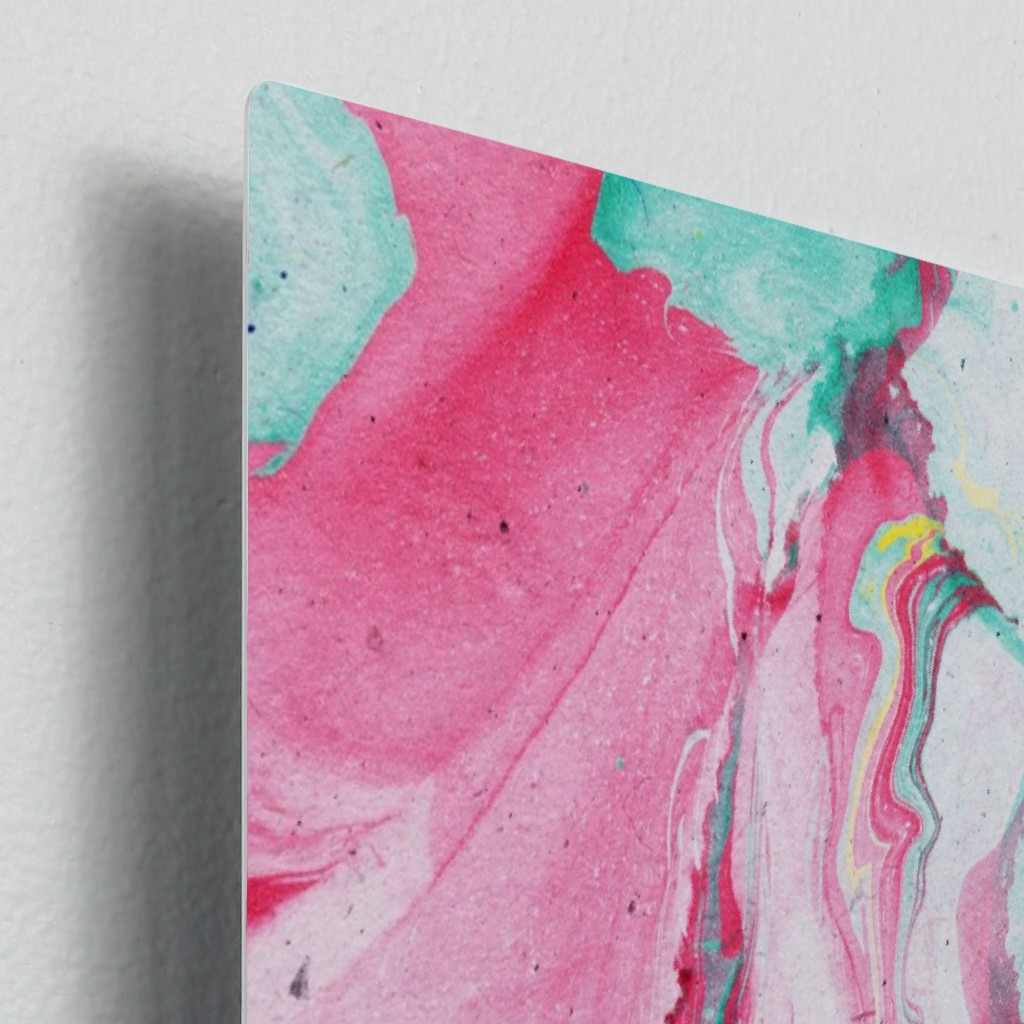 Pink Paint Splatter Photo Tile | Shutterfly