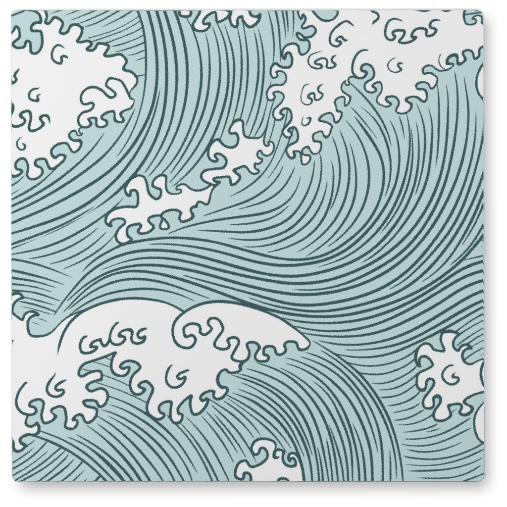 Japanese Waves Plates | Shutterfly