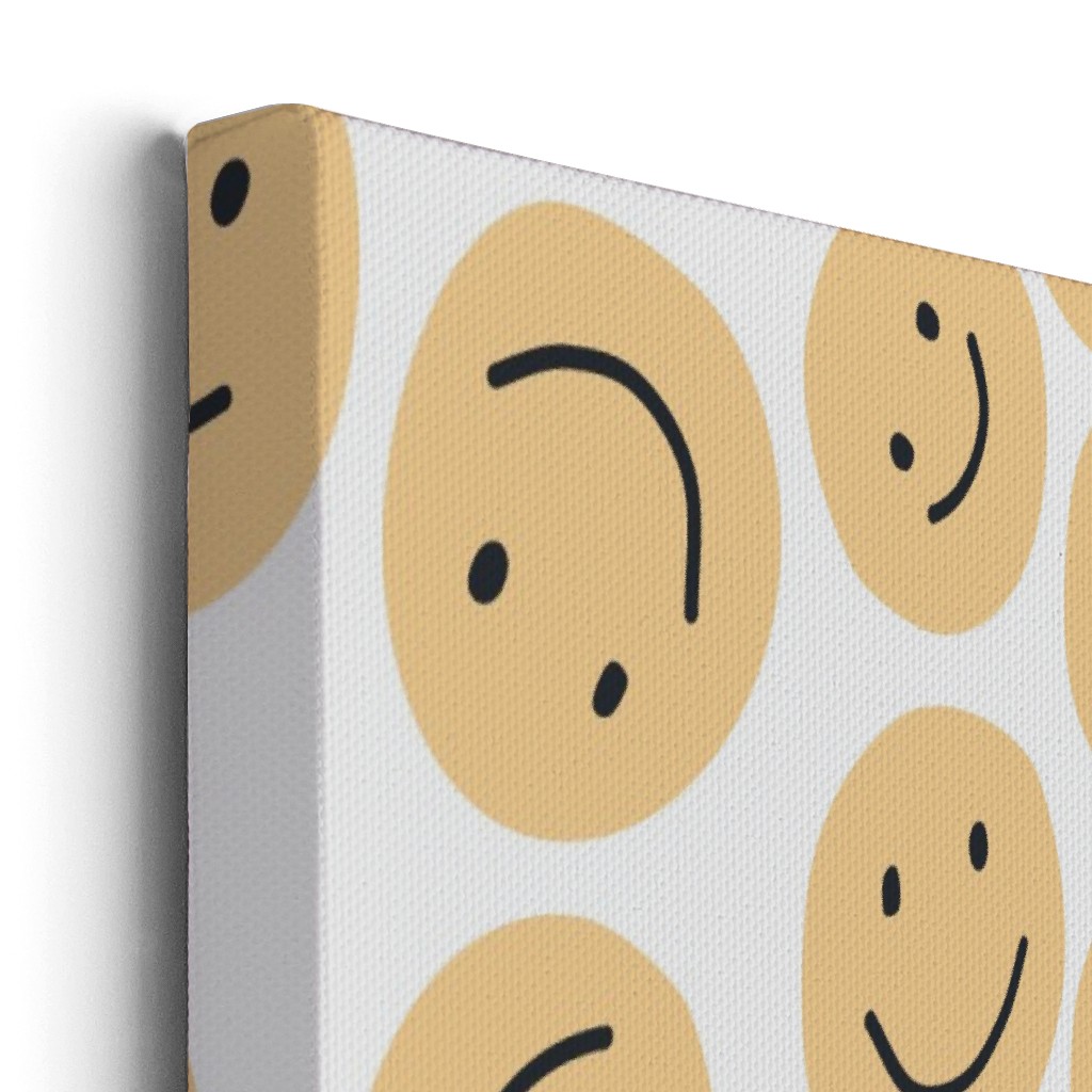 Happy Smiley Faces - Yellow Photo Tile | Shutterfly