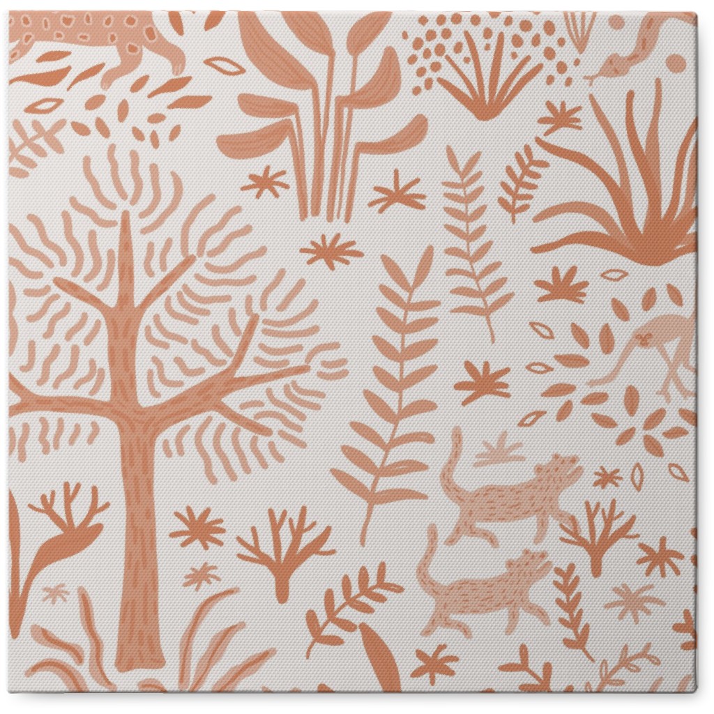 Indian Garden - Peachy Photo Tile | Shutterfly