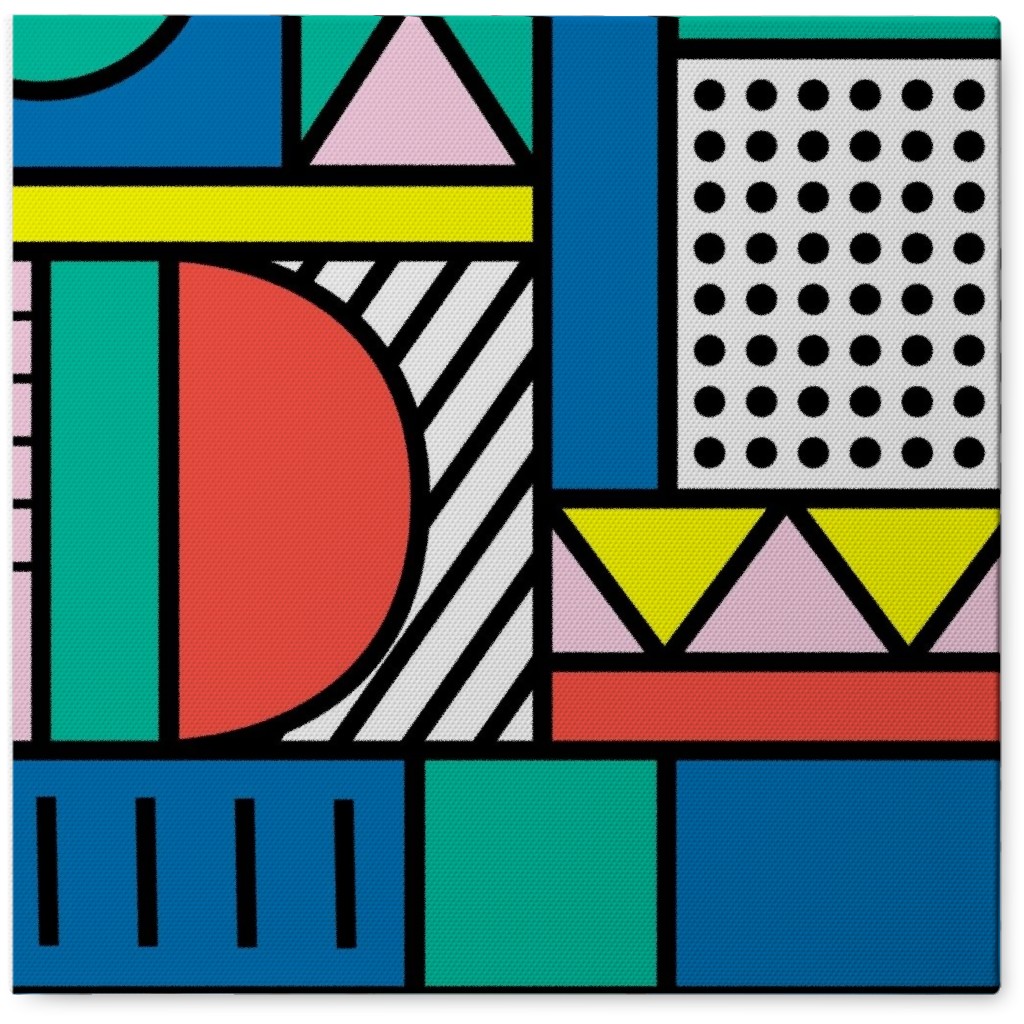 Memphis Color Block Photo Tile | Shutterfly