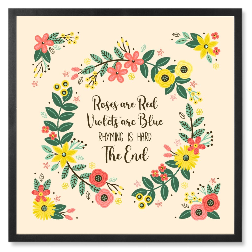 Roses Are Red, Violets Are Blue - Multi Photo Tile | Shutterfly