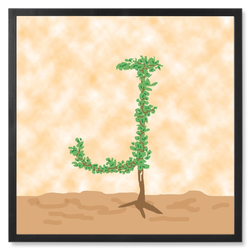 Topiary Alphabet J Photo Tile | Shutterfly