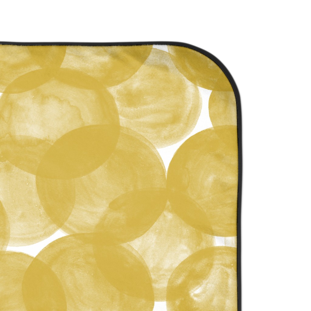 Watercolor Dots - Yellow Picnic Blanket | Shutterfly