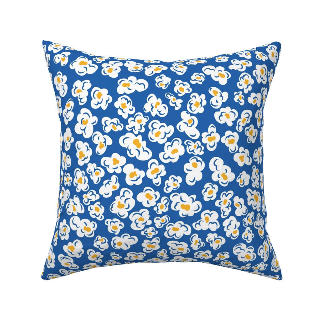 Pop, Pop, Popcorn - Blue Pillow | Shutterfly
