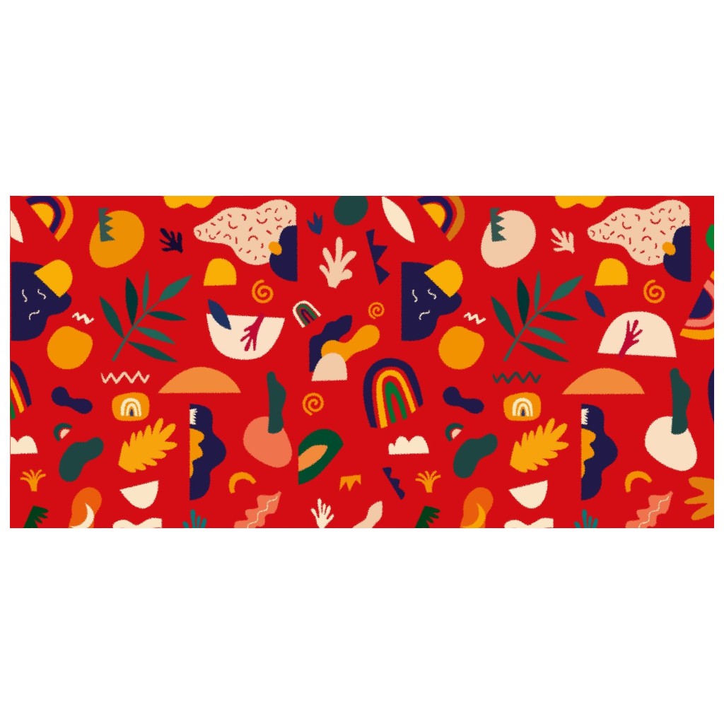 Seamless Pattern - Red Outdoor Pint Glass | Shutterfly