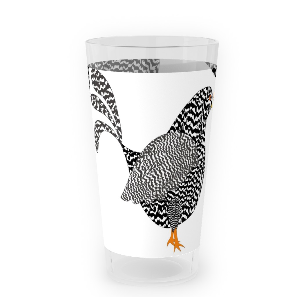 Chick, Chick, Chickens - Neutral Outdoor Pint Glass | Shutterfly