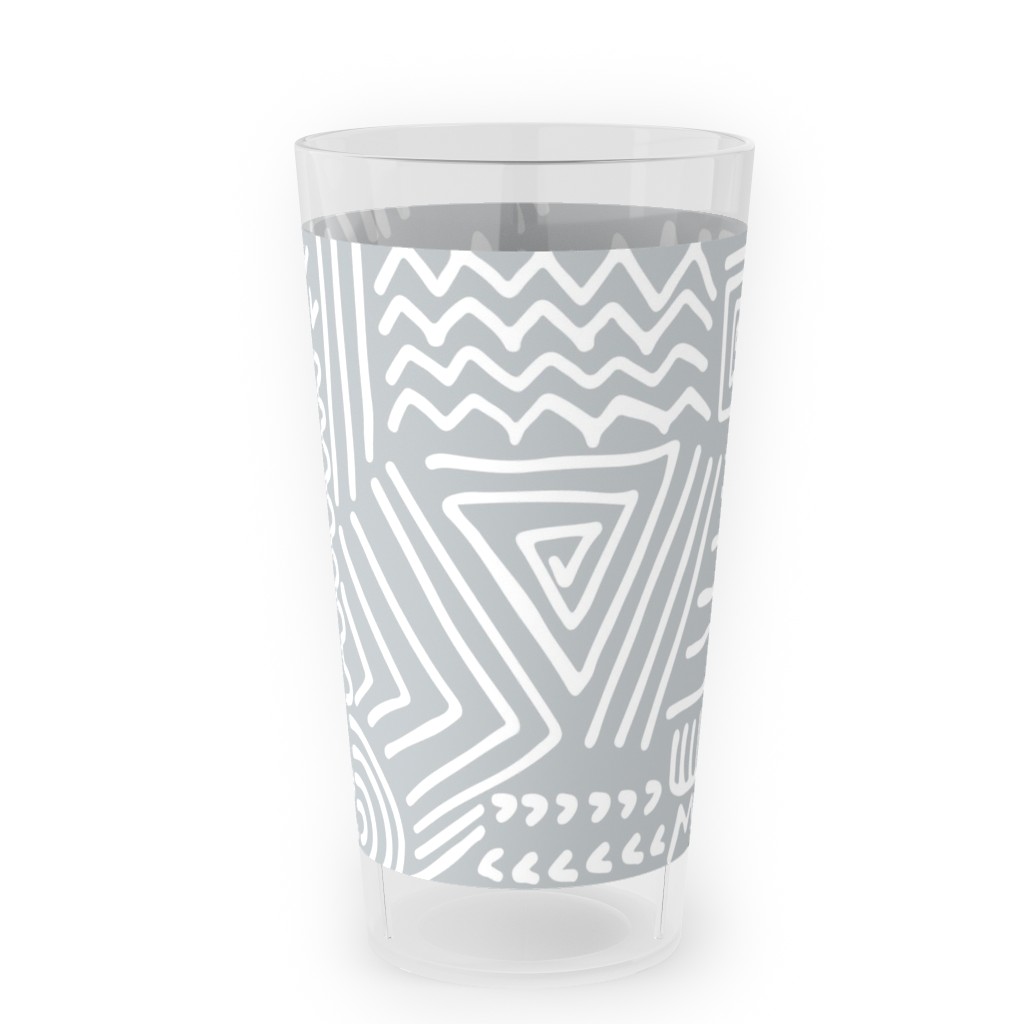 Spirited - Gray Outdoor Pint Glass | Shutterfly