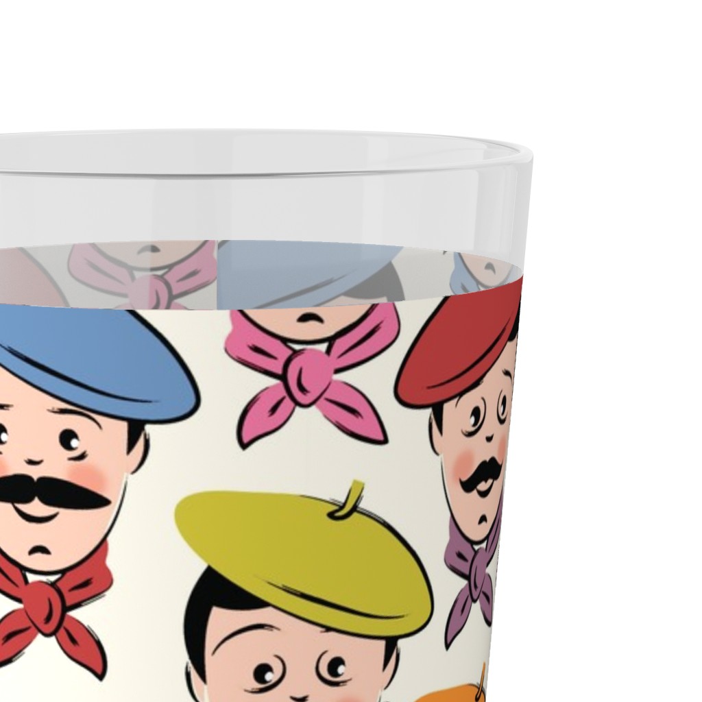 Men With Mustaches and Bandanas - Multi Outdoor Pint Glass | Shutterfly