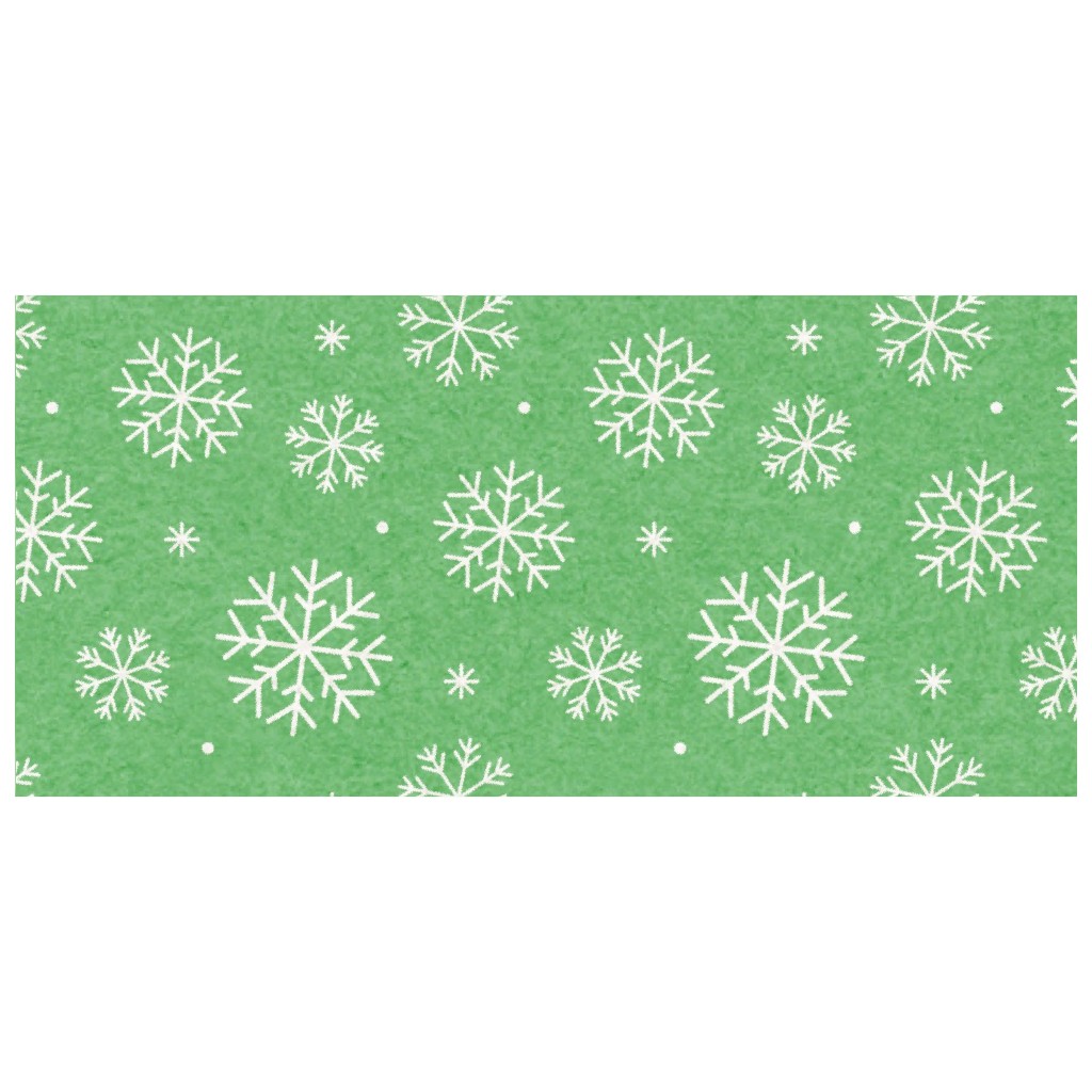 Snowflakes on Mottled Green Outdoor Pint Glass | Shutterfly