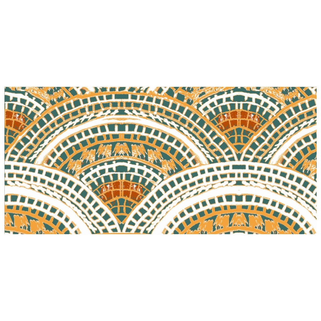 Earthy Fans - Orange Green and Gold Outdoor Pint Glass | Shutterfly