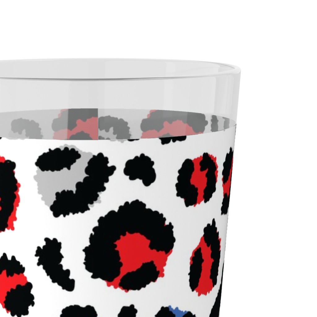 Patriotic Leopard Outdoor Pint Glass | Shutterfly