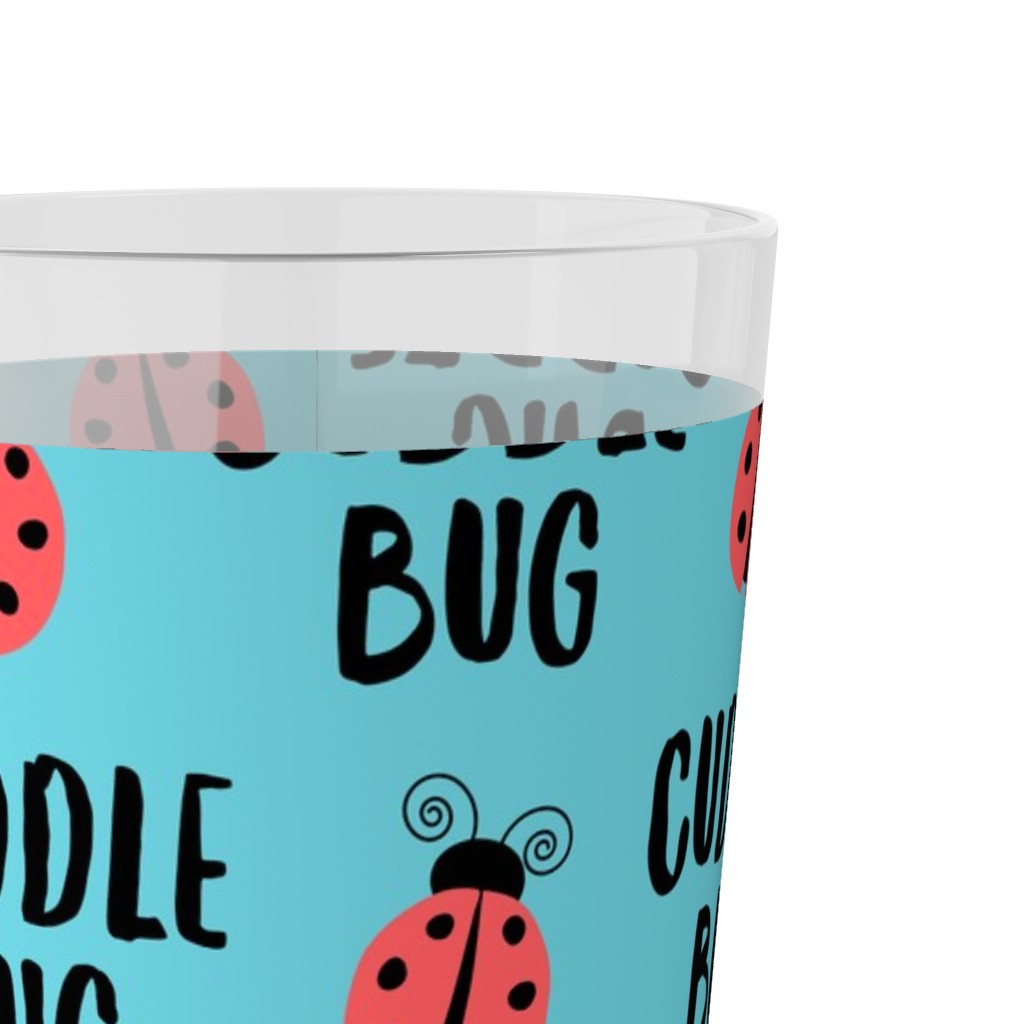 Cuddle Bug - Blue Outdoor Pint Glass | Shutterfly